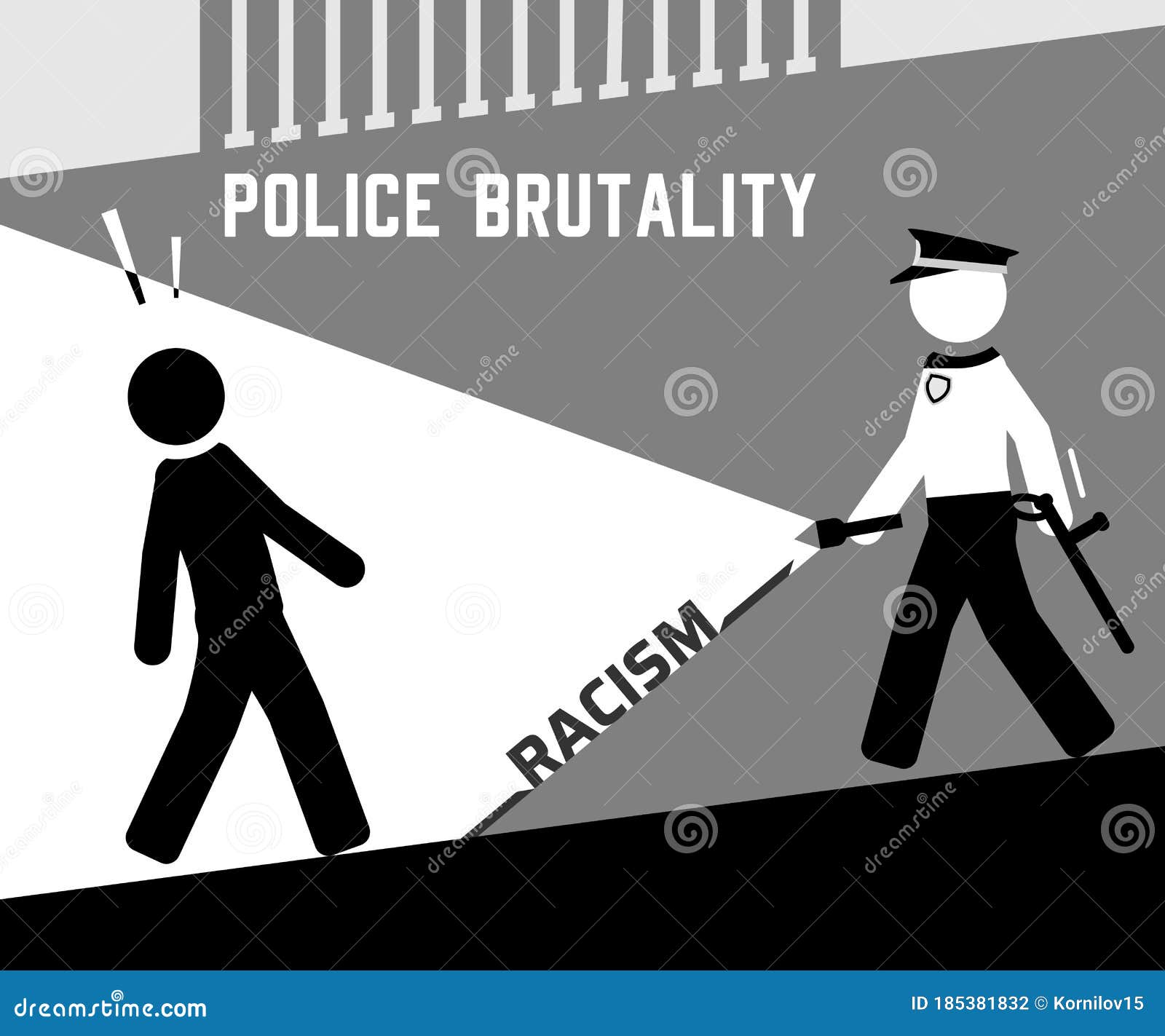 Police Brutality Stock Illustrations – 779 Police Brutality Stock ...