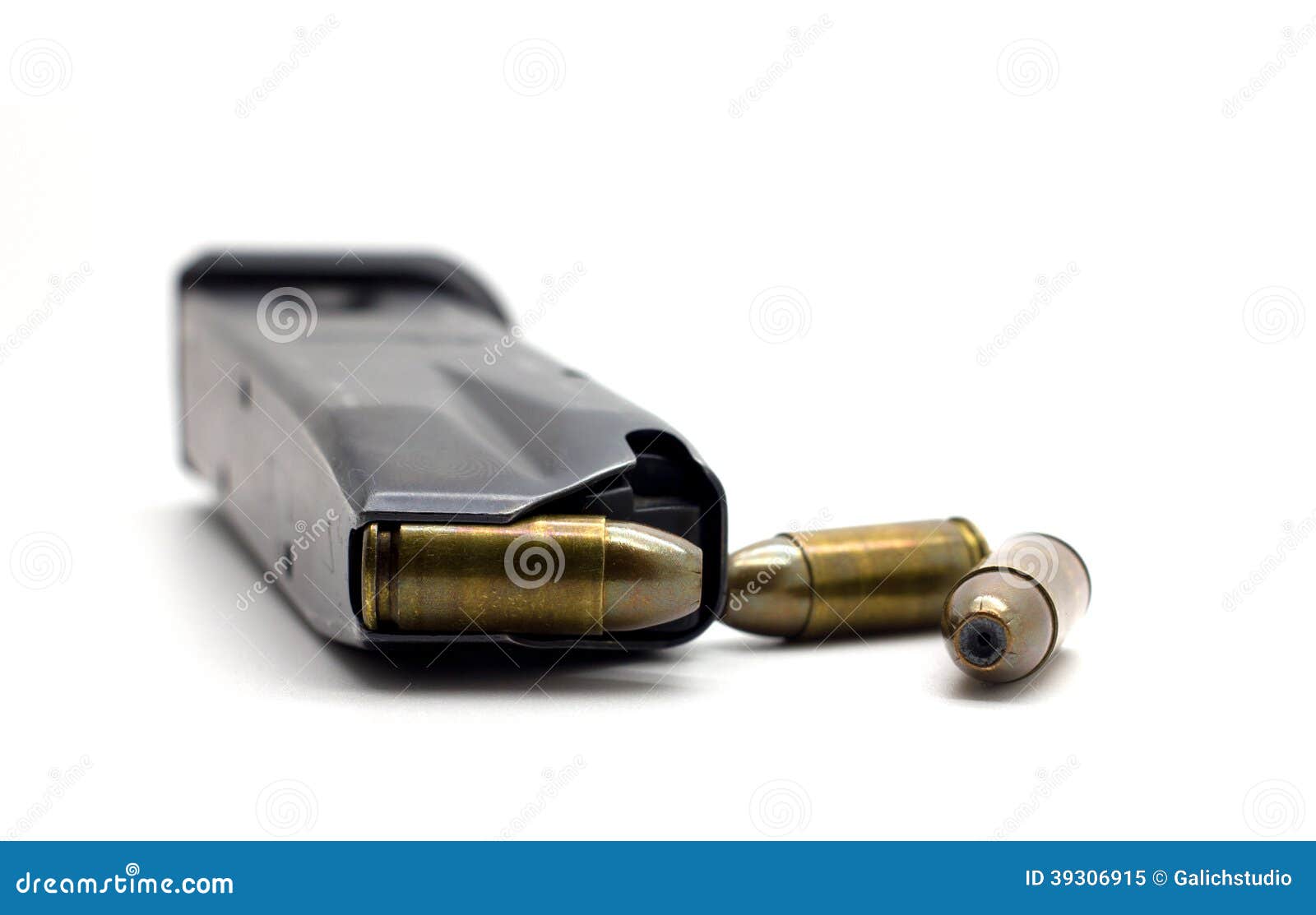 Police Bullets 9mm Magazine Stock Image - Image of patch, justice: 39306915