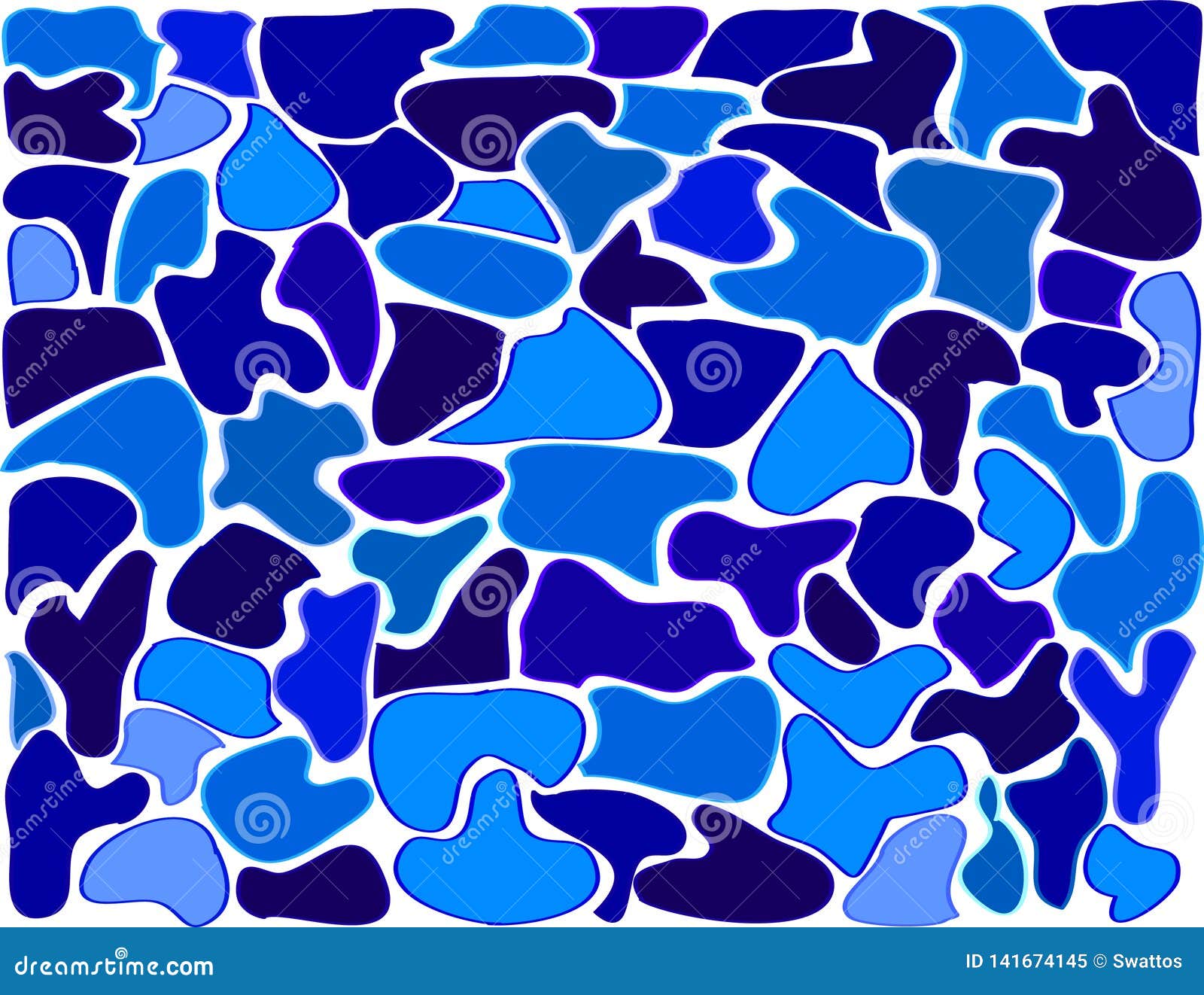 Police blue camouflage stock vector. Illustration of color - 141674145