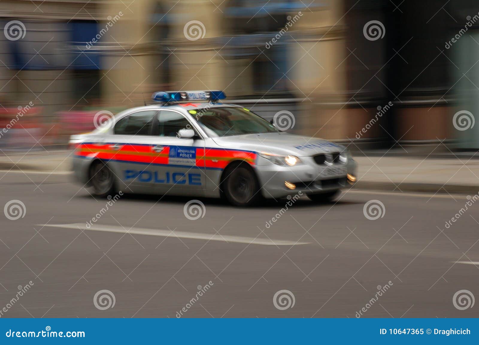 Police car editorial image. Image of rush, emergency - 10647365