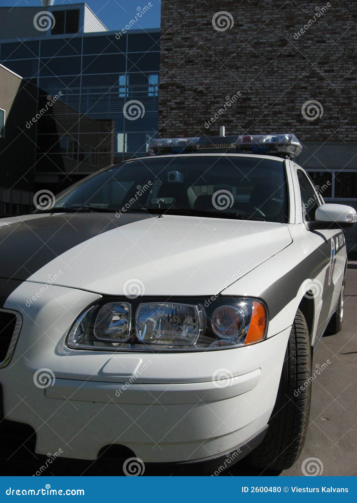 Police car stock photo. Image of video, road, police, policeman - 2600480