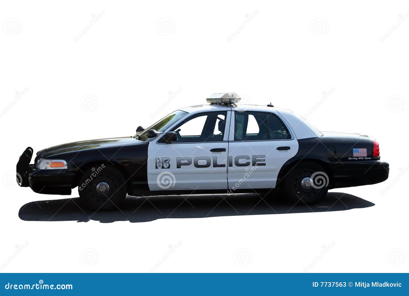 Police car stock image. Image of criminal, authority, model - 7737563