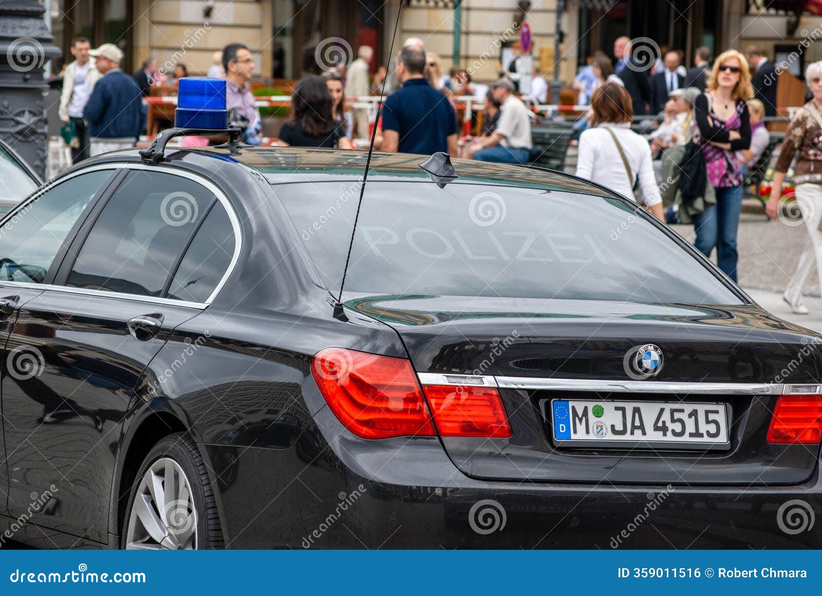 Police Car in Berlin, Germany with City Background Editorial Photo ...
