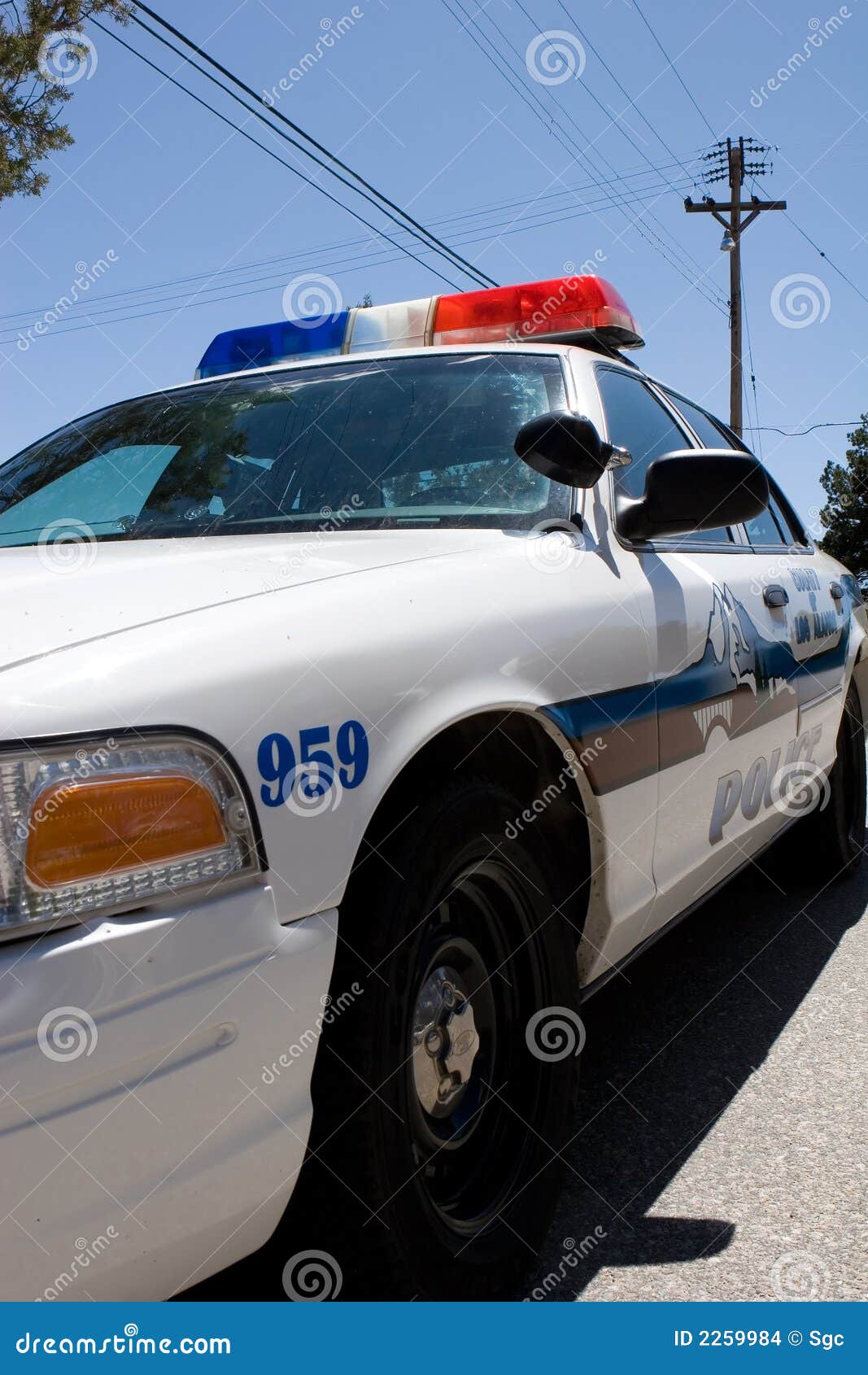 Police car closeup stock photo. Image of enforcement, observe - 2259984