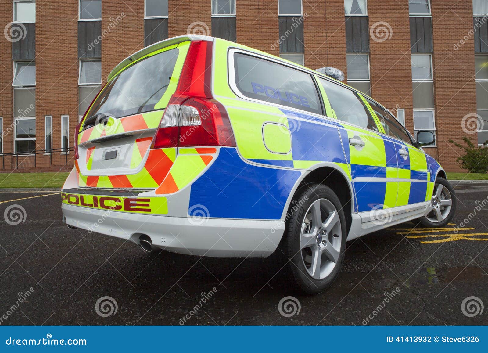 Police car editorial photography. Image of decals, response - 41413932