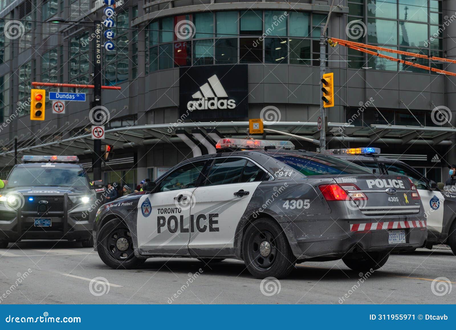 Police car in Toronto editorial photo. Image of logo - 311955971
