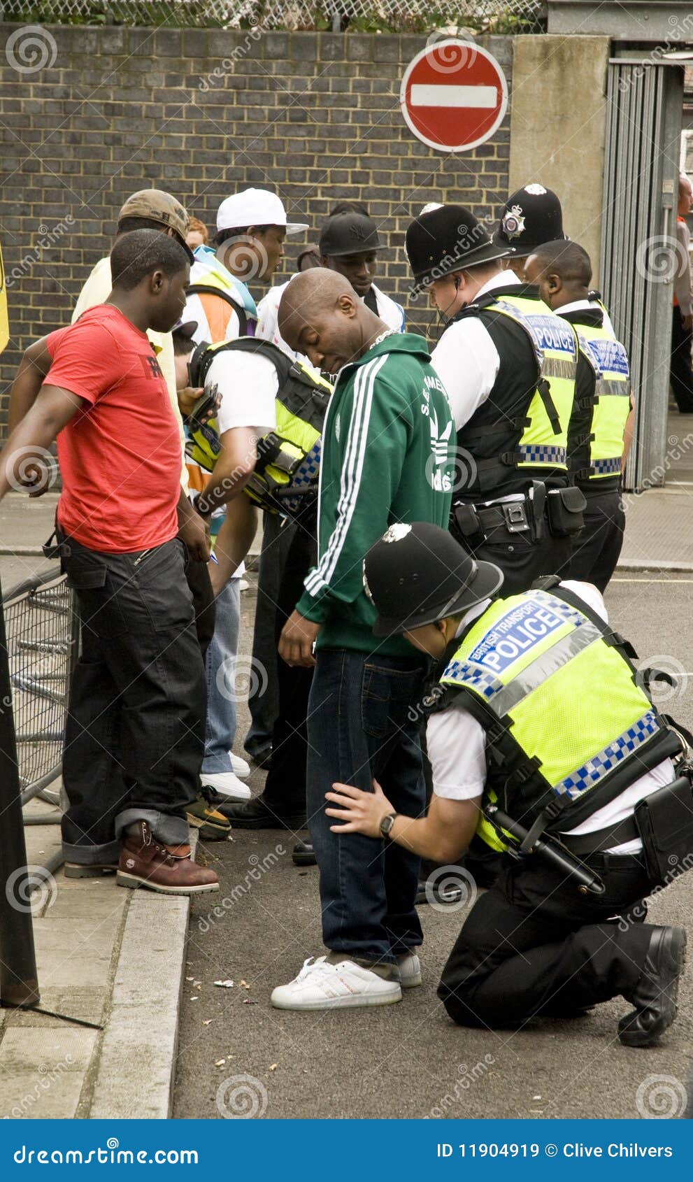 Police Carrying Out a Stop and Search Operation. Editorial Stock Image ...