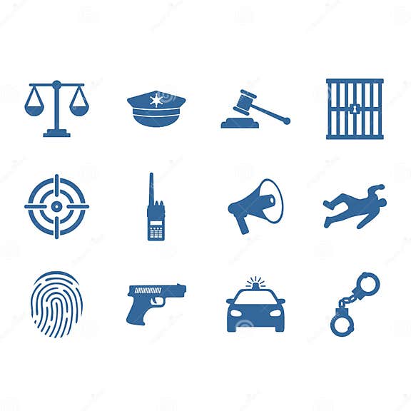 Police Icon Vector Design Symbol Stock Vector - Illustration of icons ...