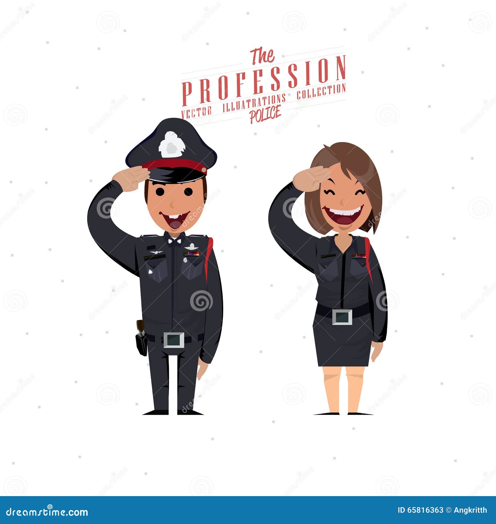 Police character - stock illustration. Illustration of stop - 65816363