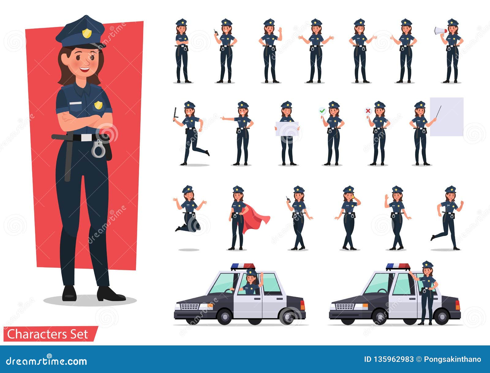 Police Character Vector Design Stock Illustrations – 14,776 Police ...