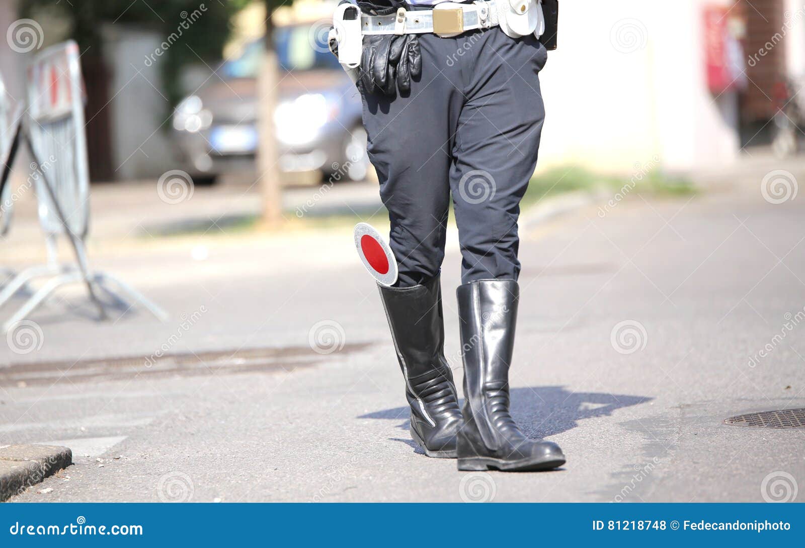 Police in a Checkpoint while Checking Motorists Stock Photo - Image of ...