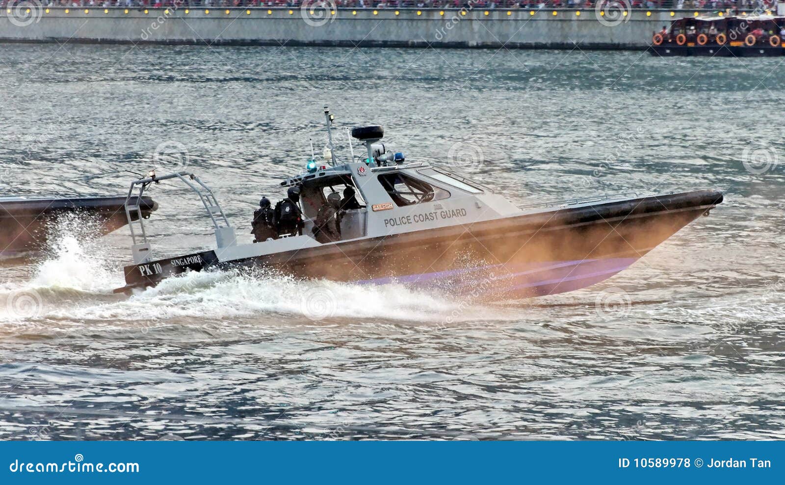 Police Coast Guard at NDP 2009 Editorial Stock Photo - Image of water ...