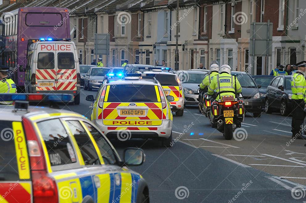 Police convoy editorial photography. Image of constabulary - 22507937