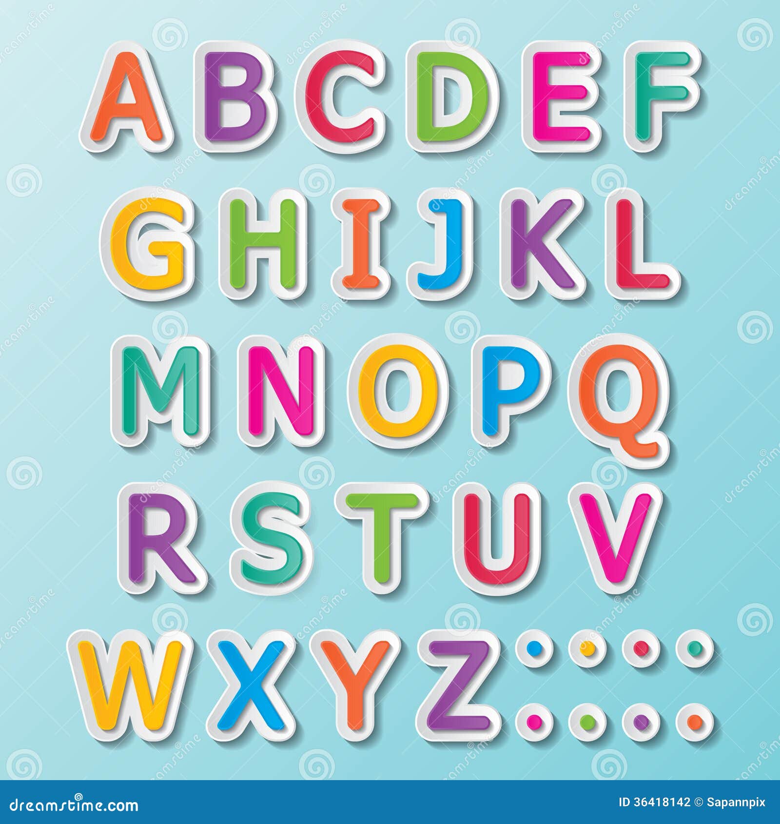 Police d'ABC illustration de vecteur. Illustration du signe - 36418142