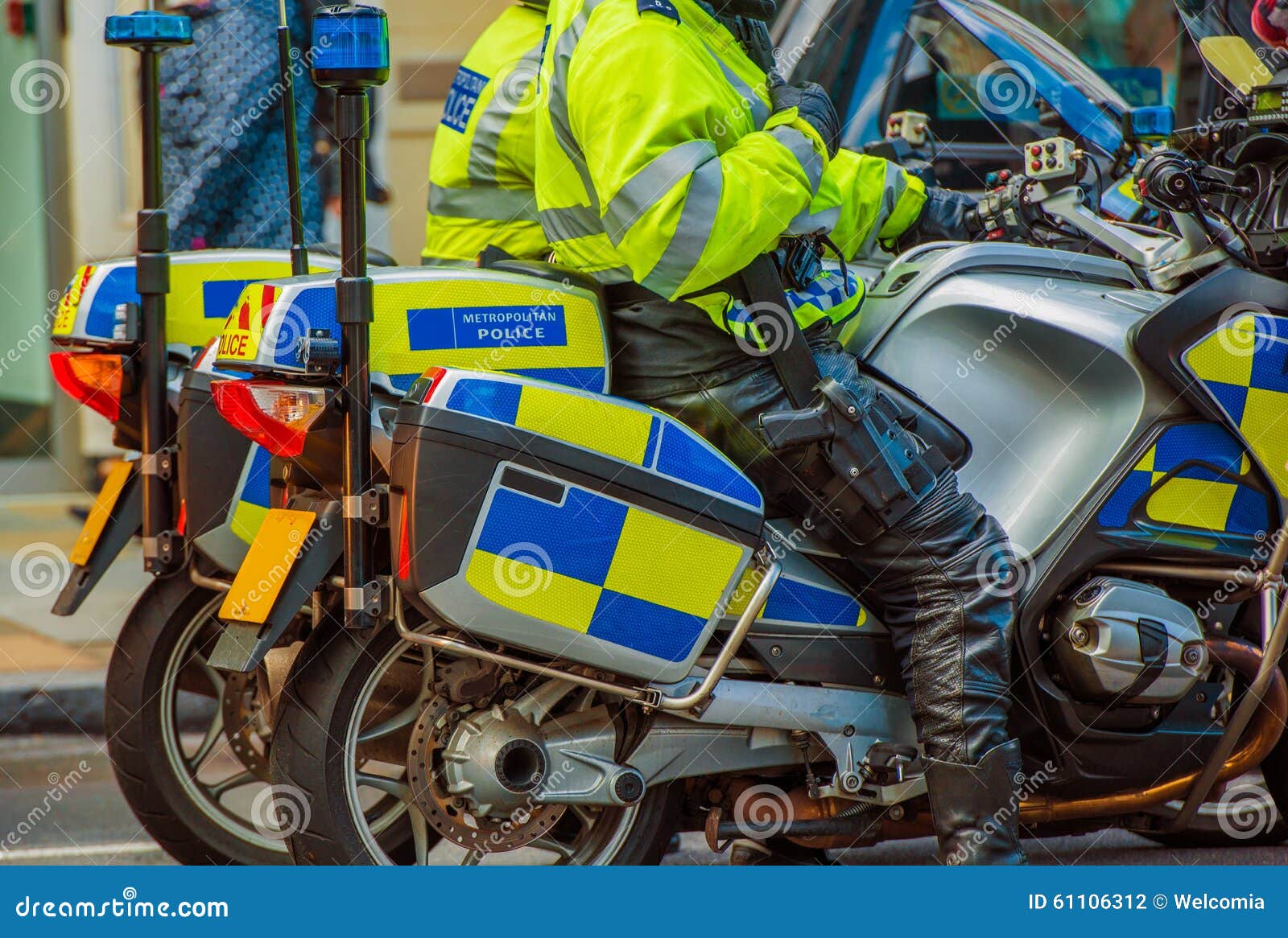 Police de moto de Londres photo stock. Image du royaume - 61106312