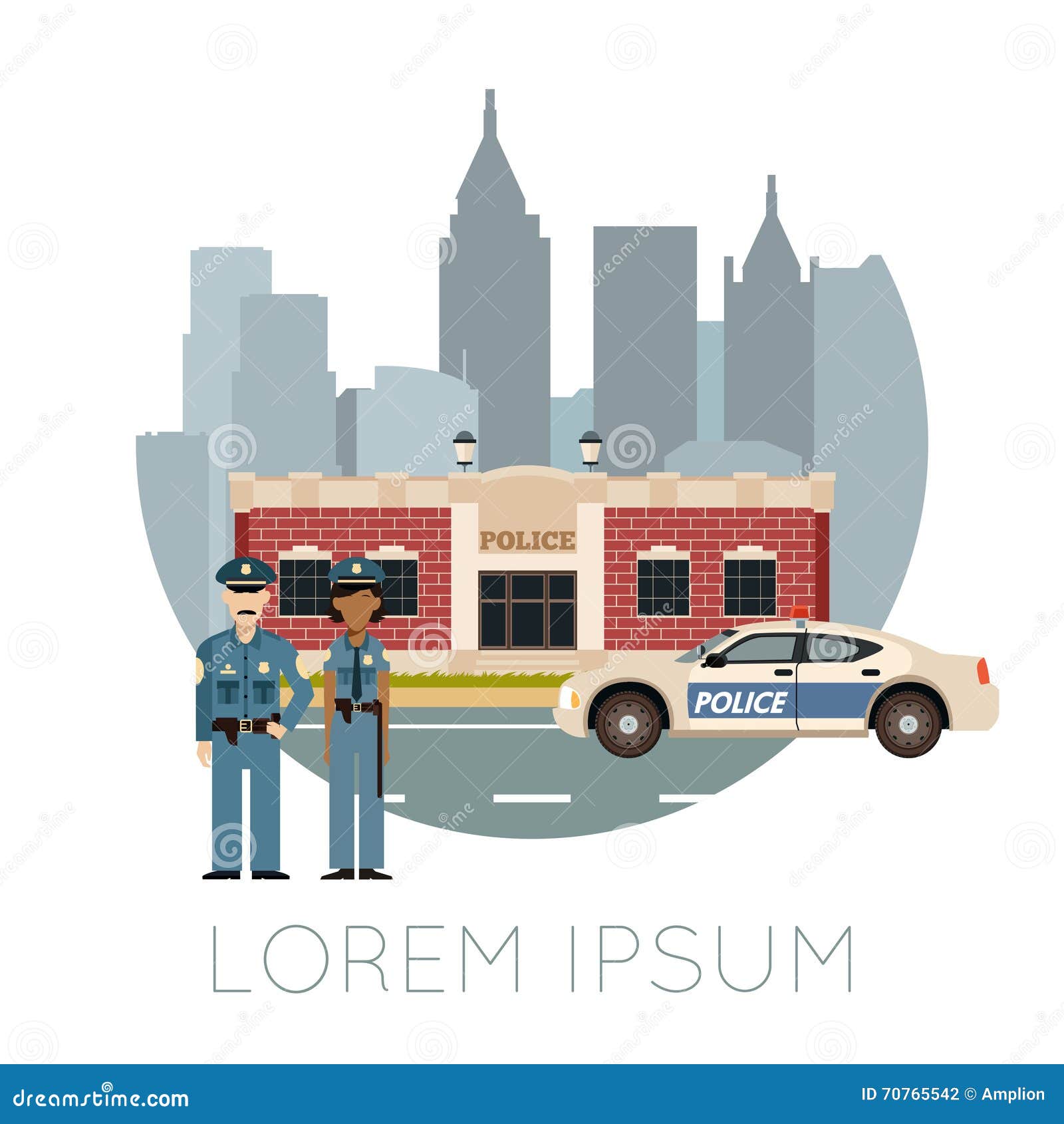 Police Department Banner10 stock vector. Illustration of justice - 70765542