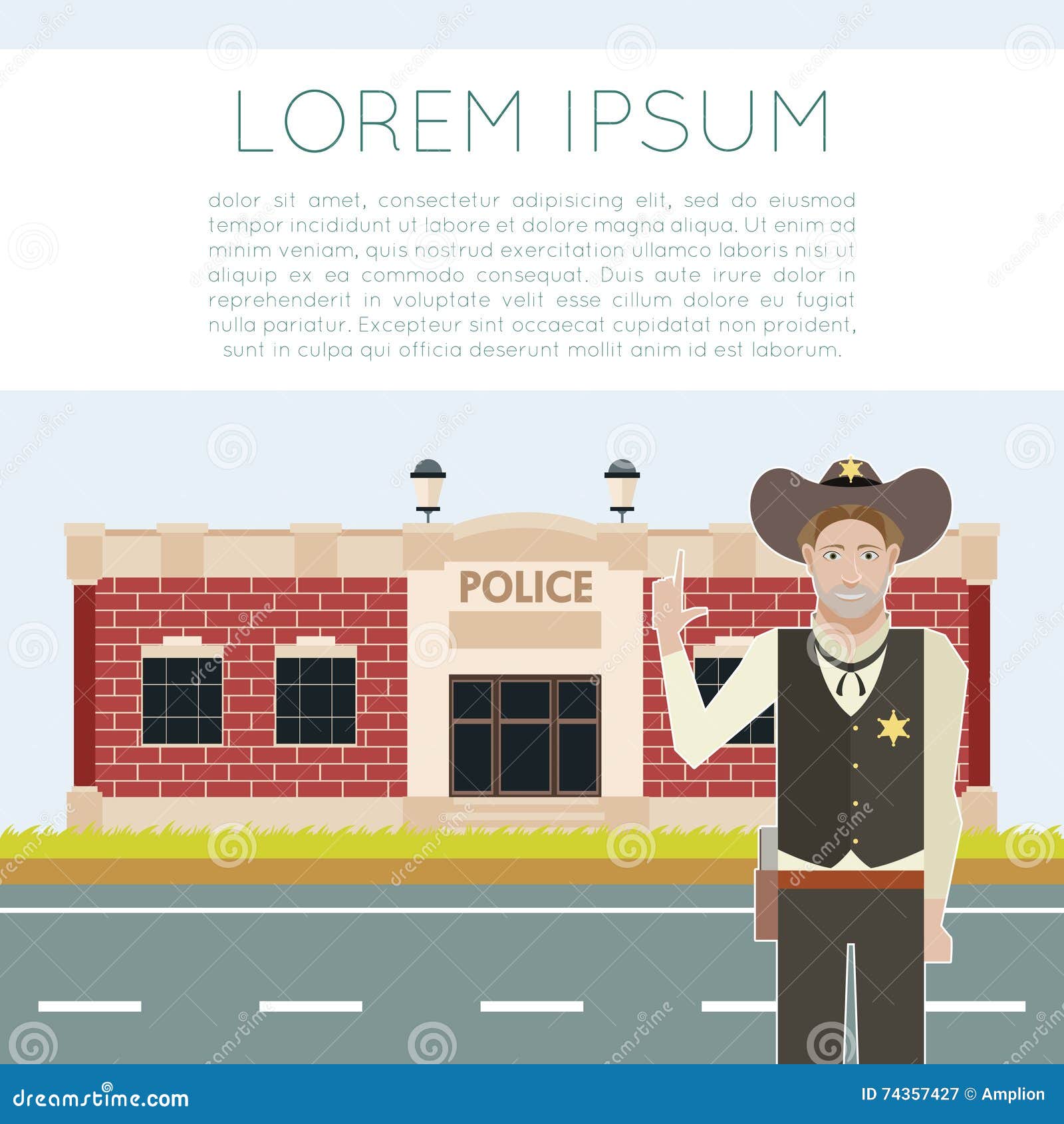 Police department banner 2 stock vector. Illustration of crime - 74357427