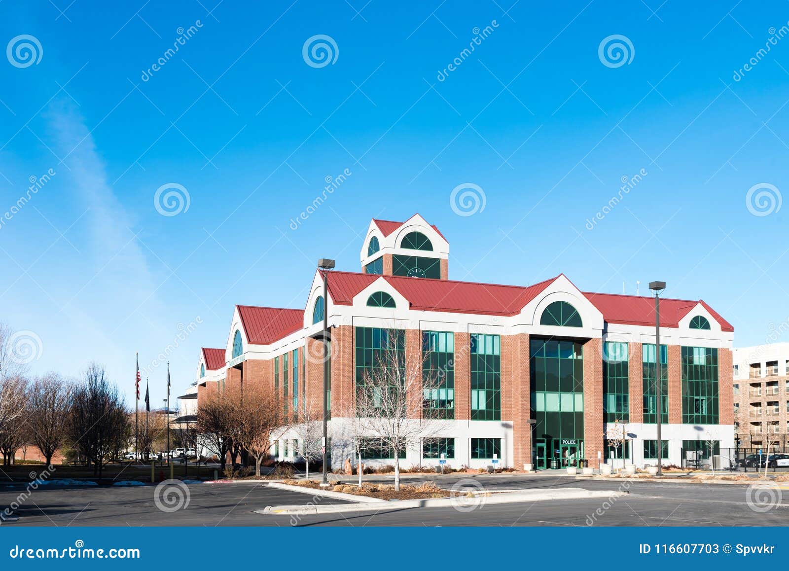 Police Department in Sandy Utah Stock Image - Image of urban, america ...