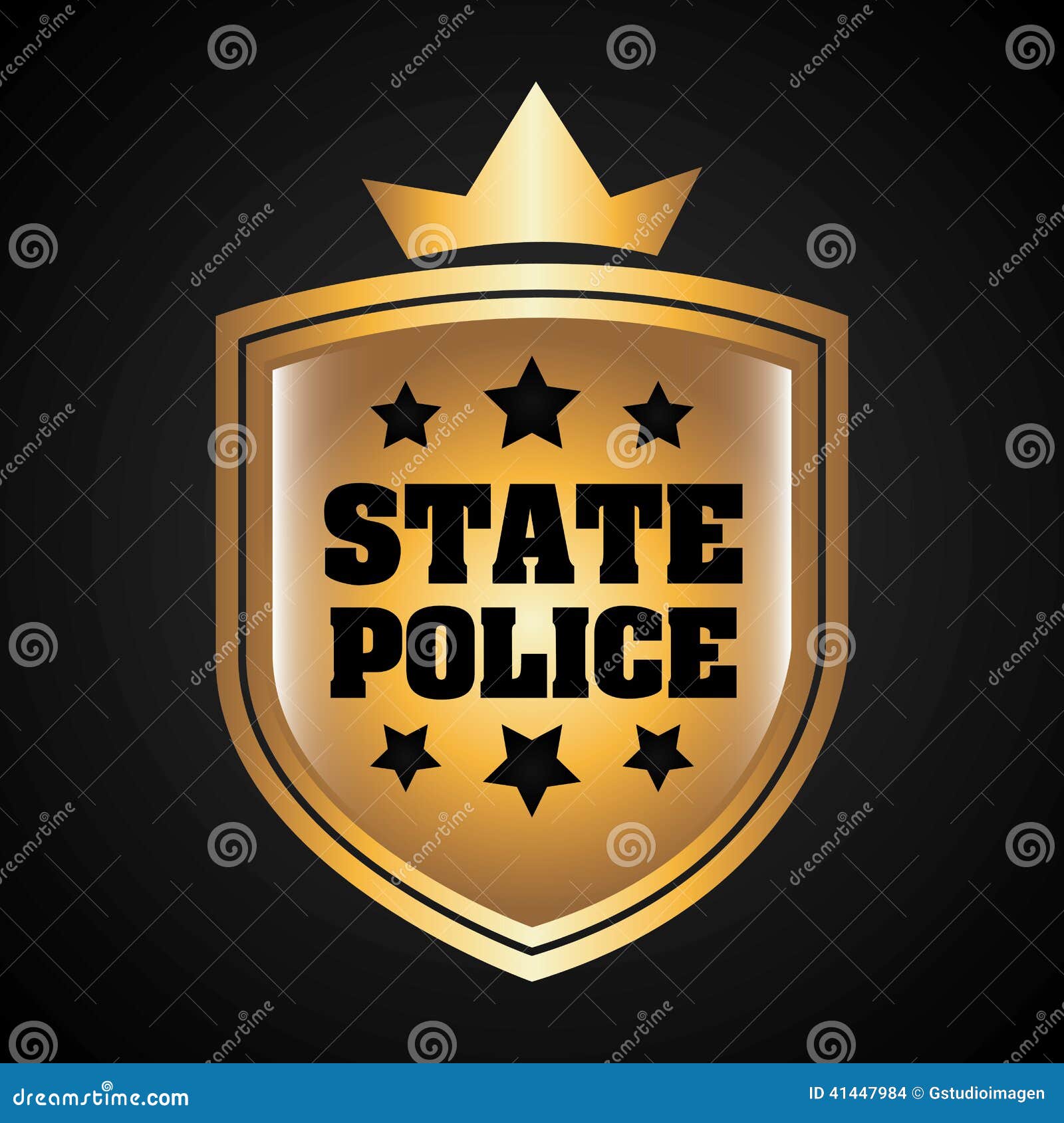 Police design stock vector. Illustration of enforcement - 41447984