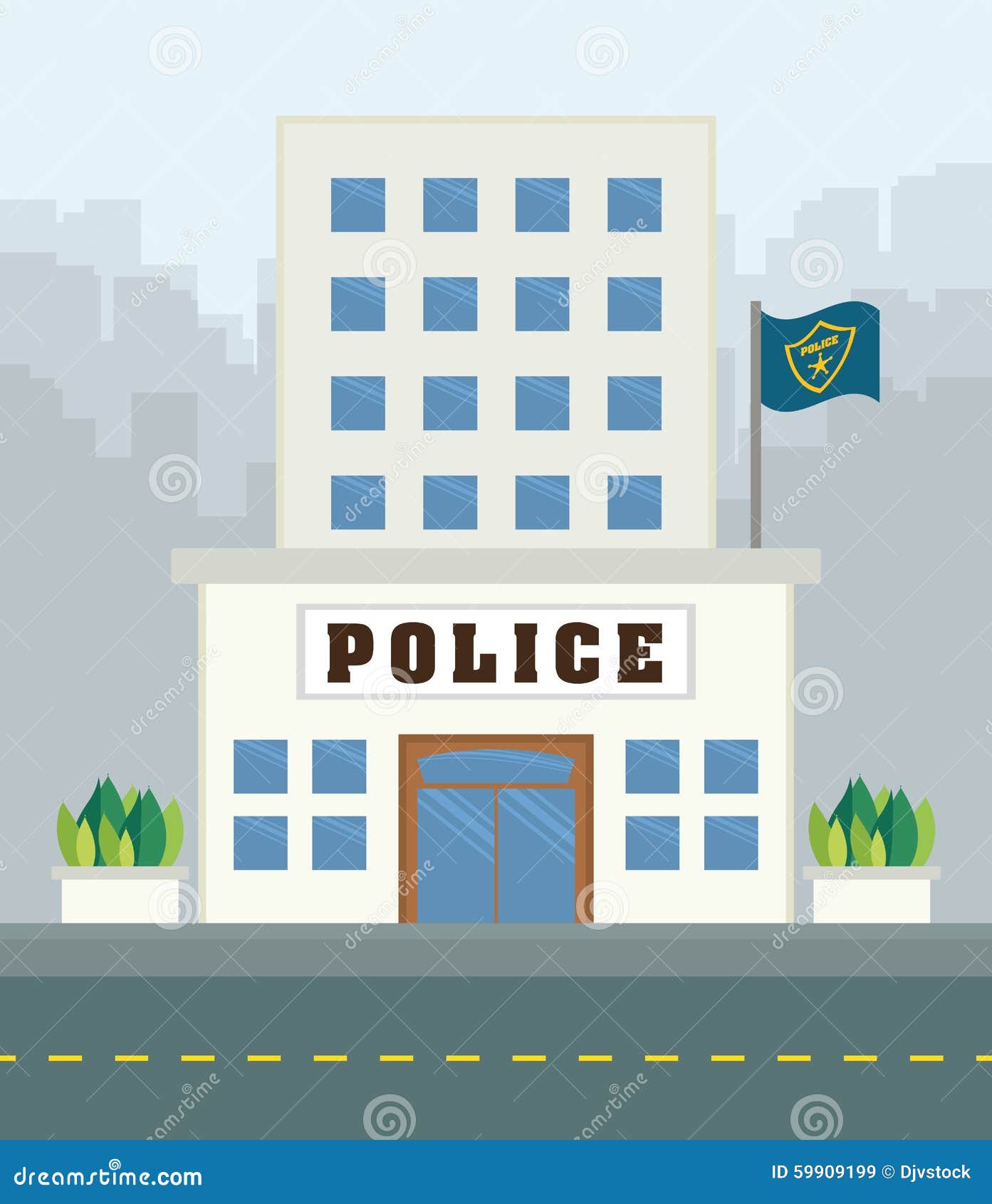 Police design. stock vector. Illustration of officer - 59909199