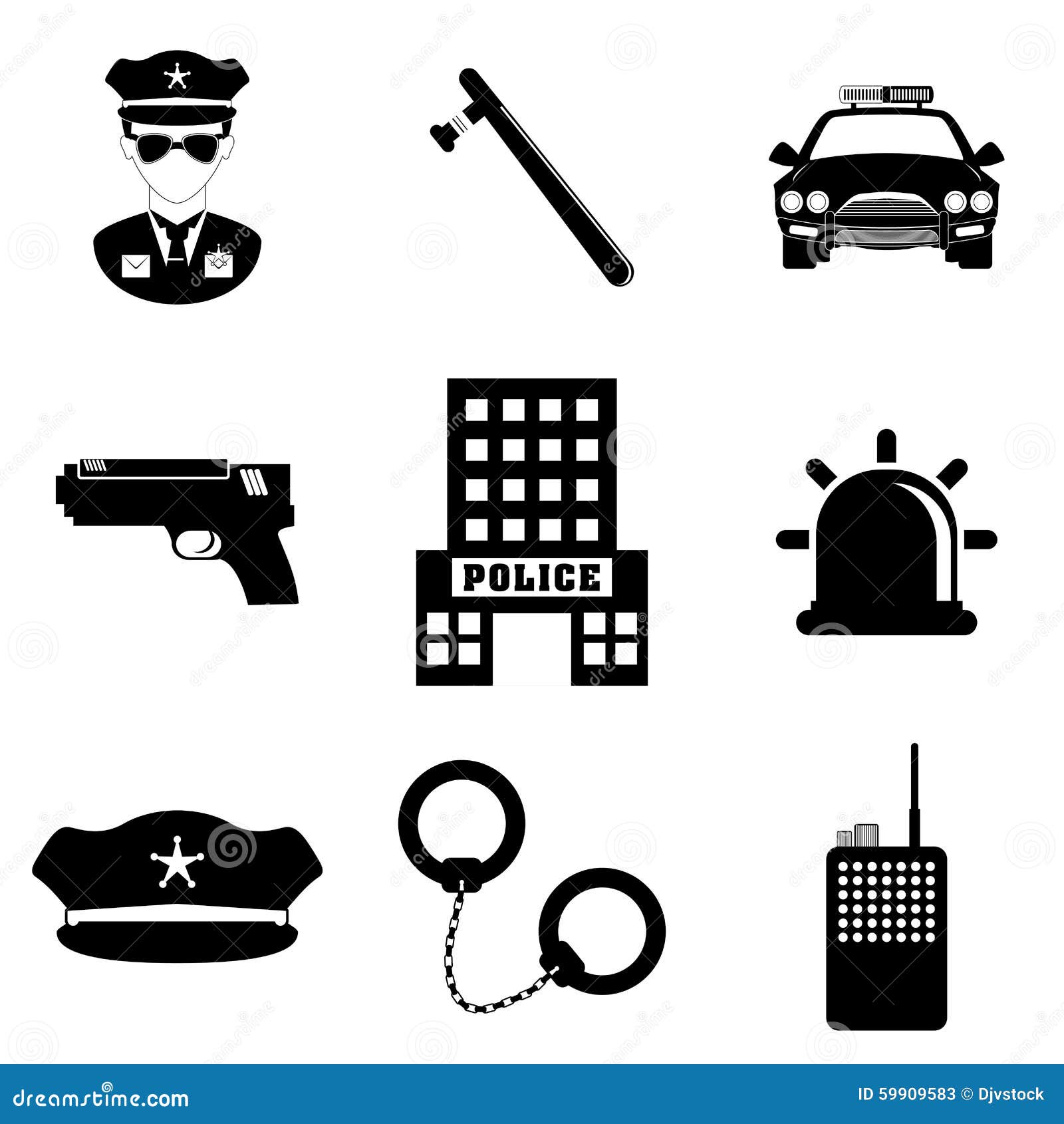 Police design. stock vector. Illustration of justice - 59909583