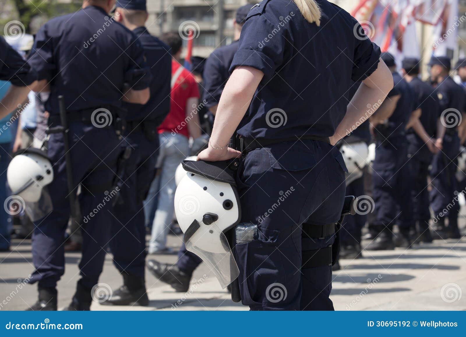 Police stock photo. Image of hooliganism, equipment, special - 30695192