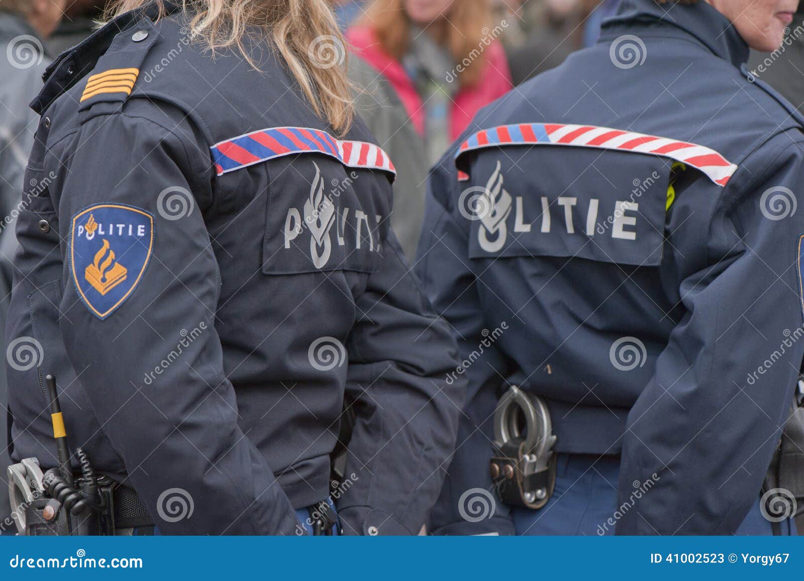 Police en service photo stock éditorial. Image du commande - 41002523