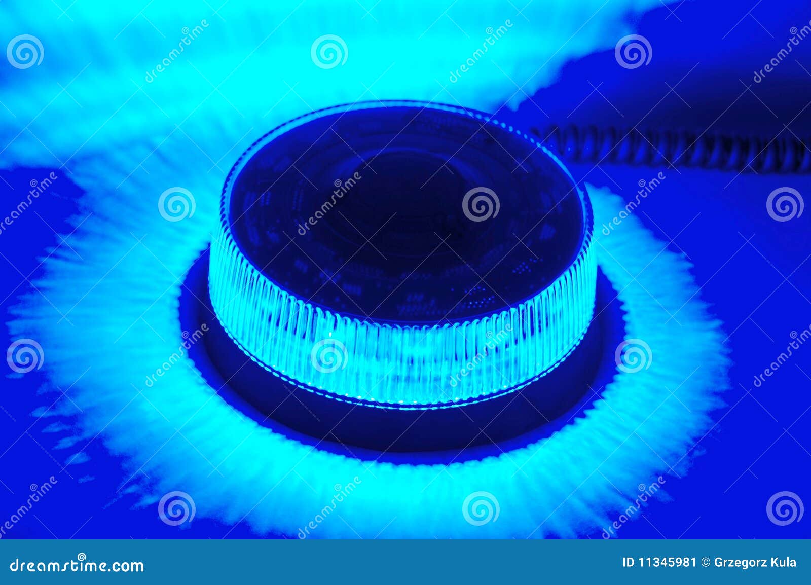 Police flashing light stock image. Image of flashing - 11345981