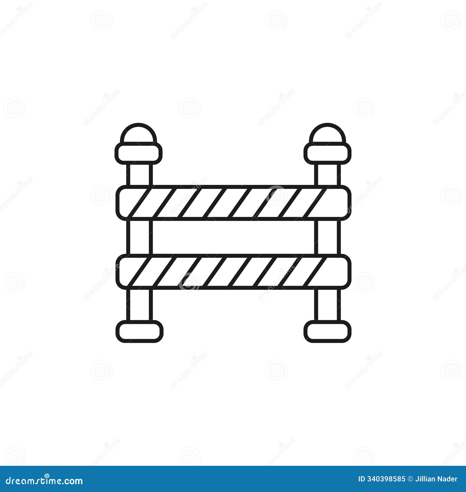 Police Flat Line Symbol Set Stock Illustration - Illustration of vector ...