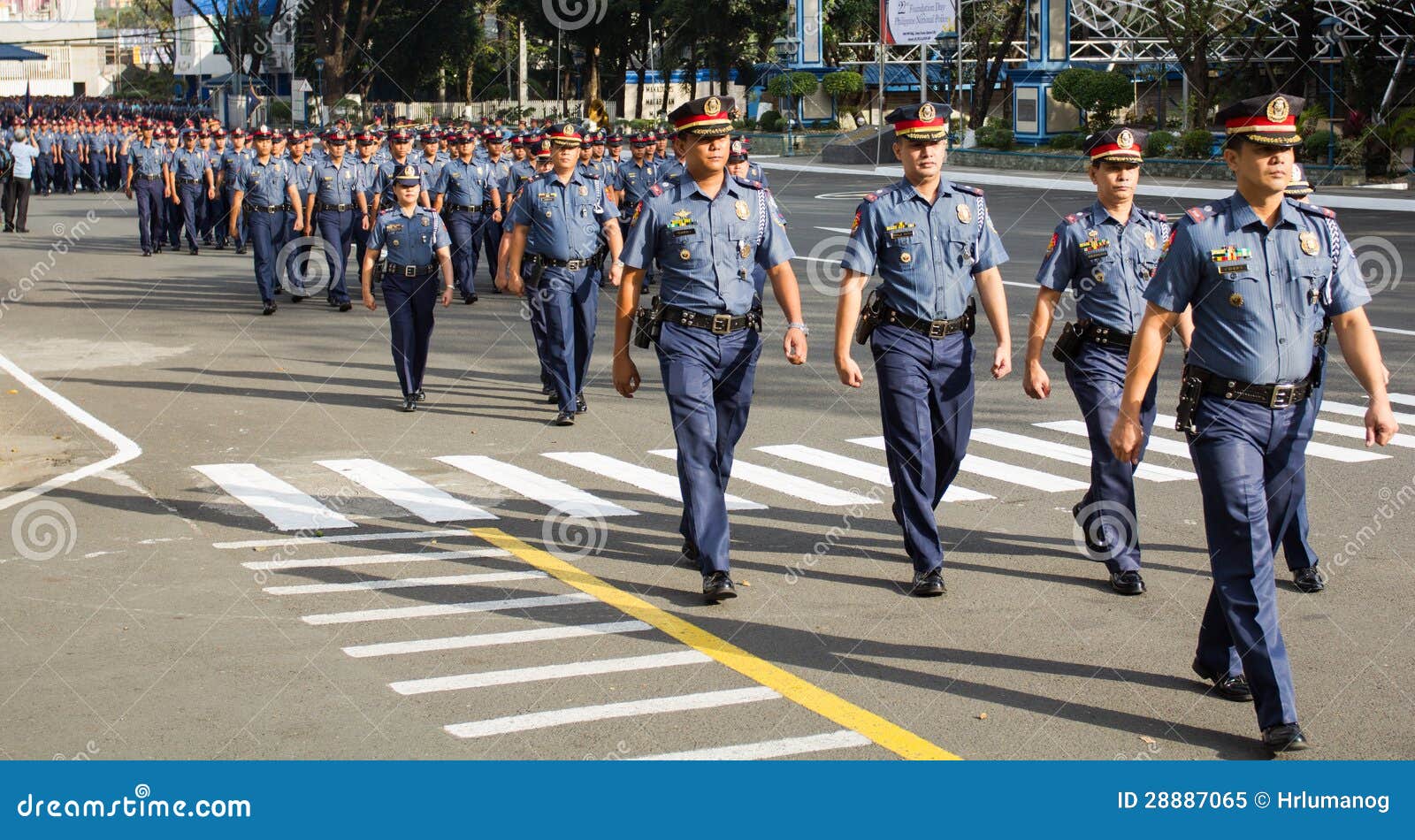 Police Force in Manila, Philippines Editorial Image - Image of parade ...
