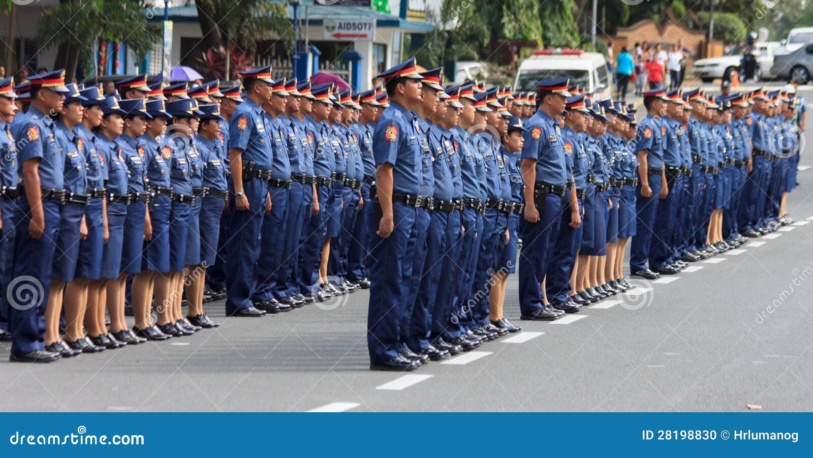 Police Force Recruitment, Manila, Philippines Editorial Image - Image ...