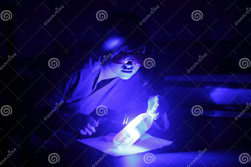 Police forensics stock photo. Image of light, blue, investigation - 9906330