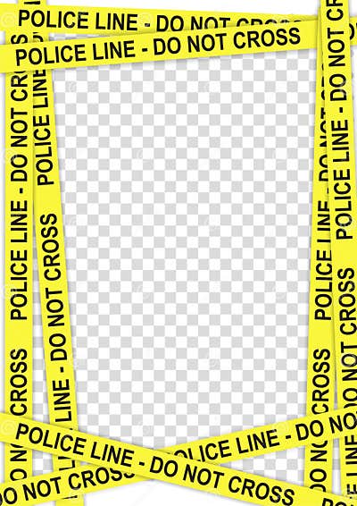 Police frame stock illustration. Illustration of restricted - 5923692