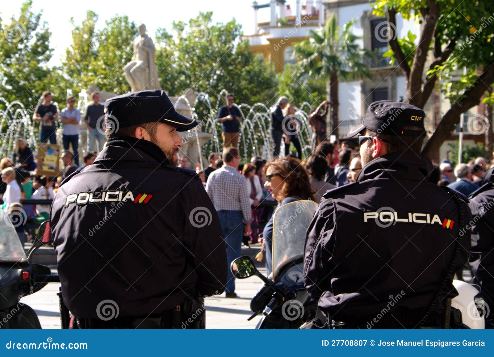 Police in Front of the Crowd in a Demonstration 72 Editorial ...
