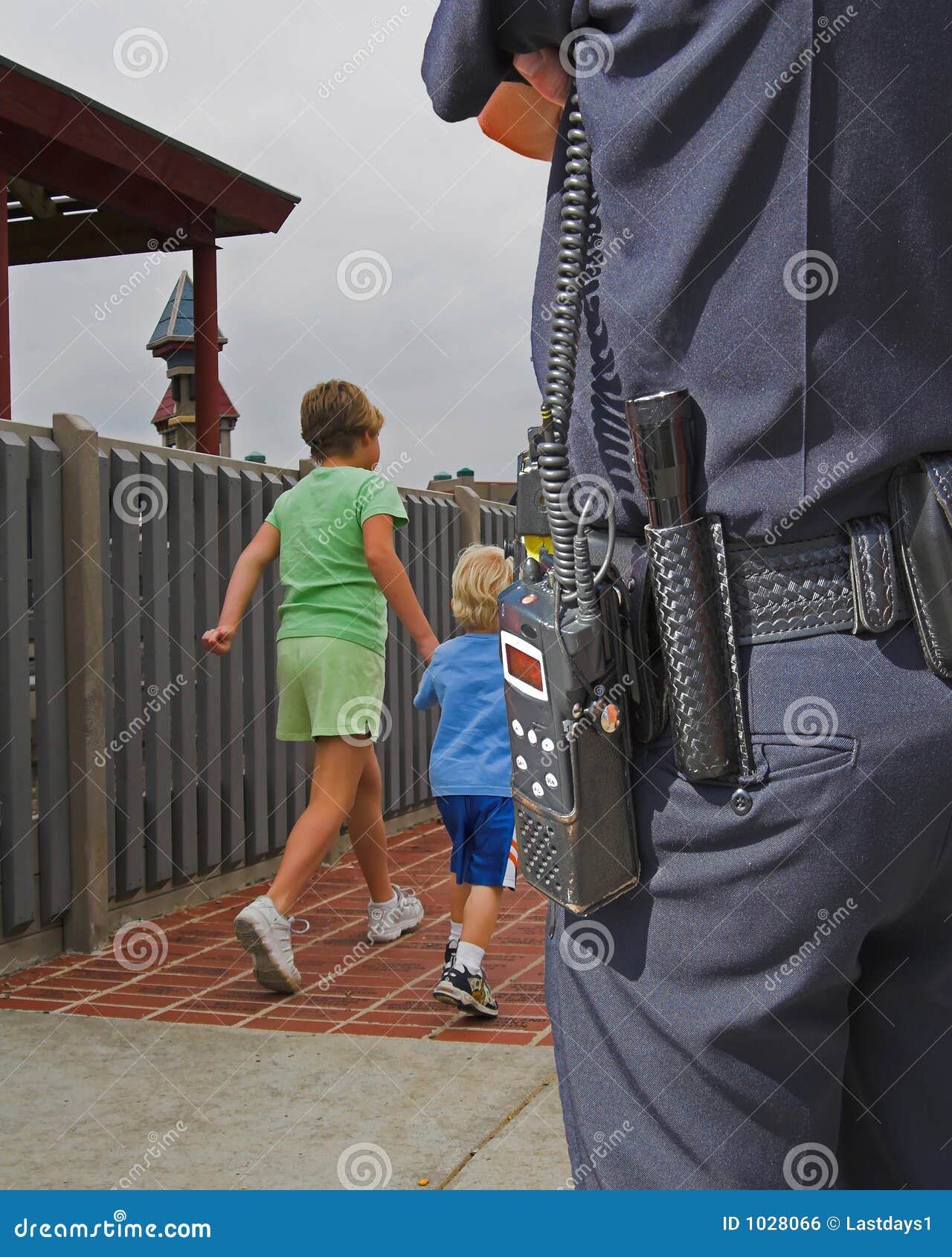Police Guardian watching stock photo. Image of radio, peace - 1028066