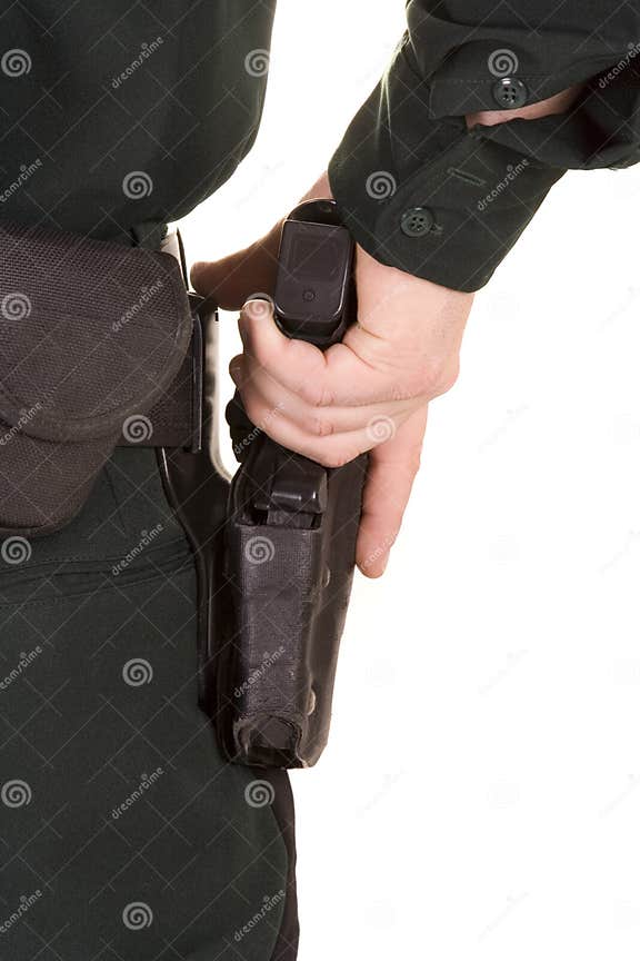 Police Gun stock photo. Image of people, crime, police - 12302392