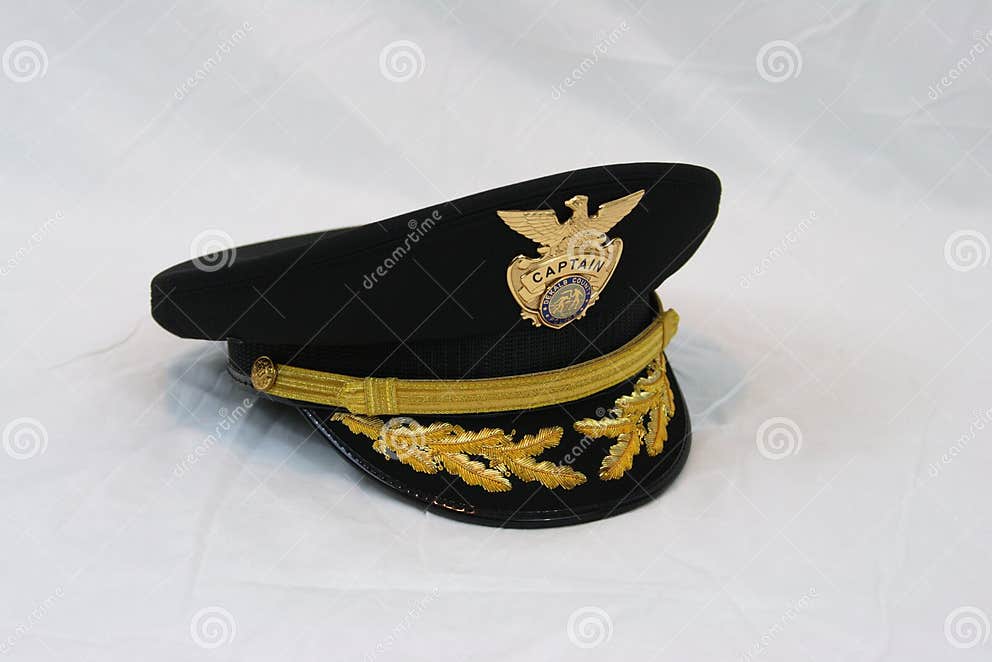 Police Hat stock photo. Image of cover, yellow, police - 3975926