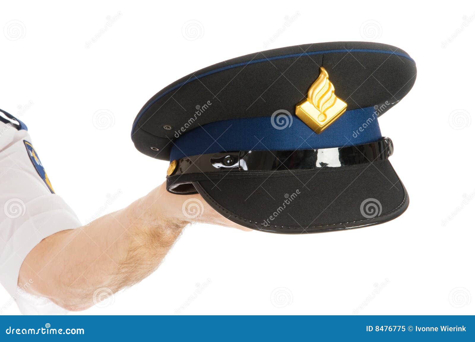 Police hat editorial image. Image of dutch, official, crime - 8476775