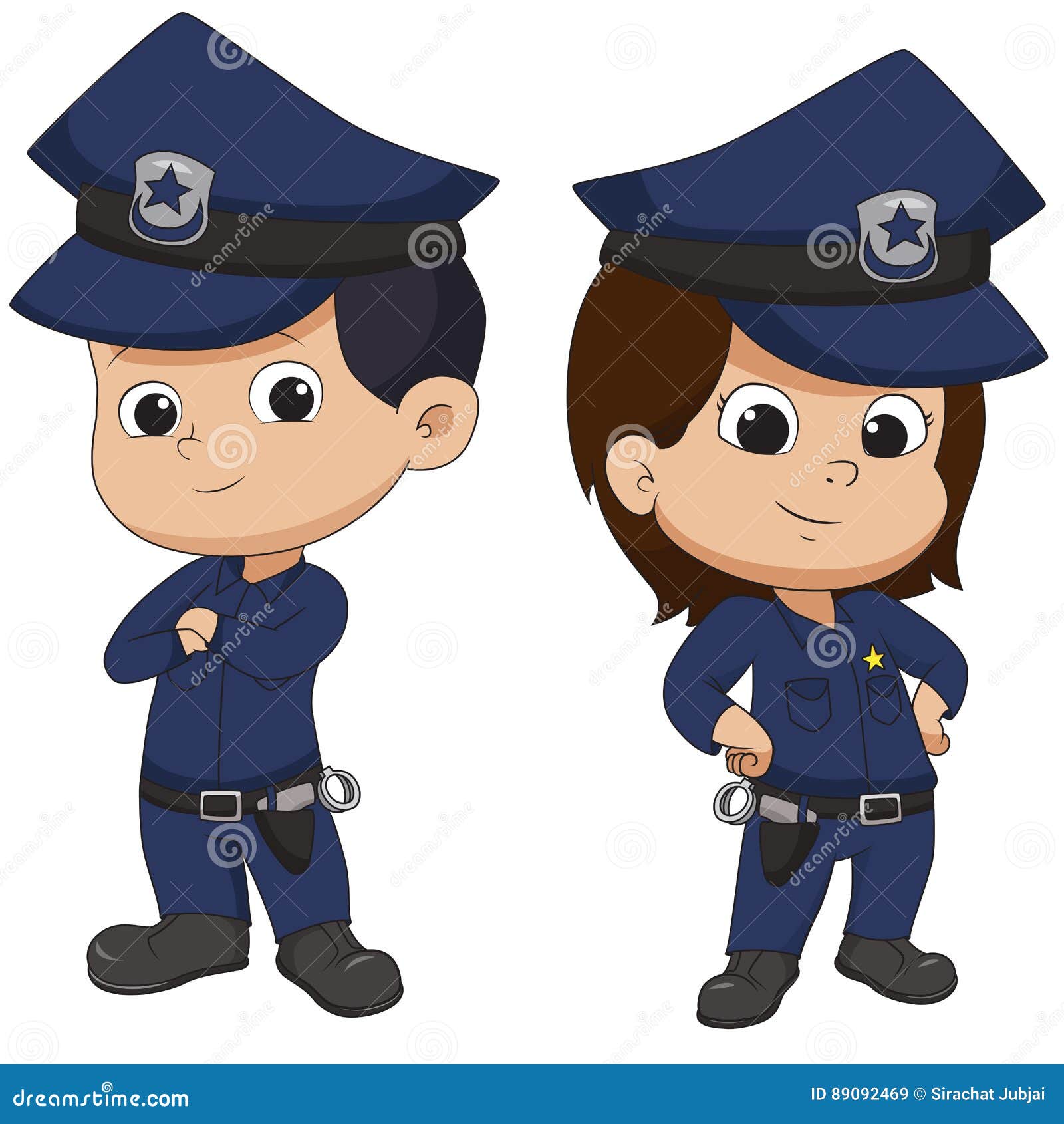 Policeman Costume Clipart