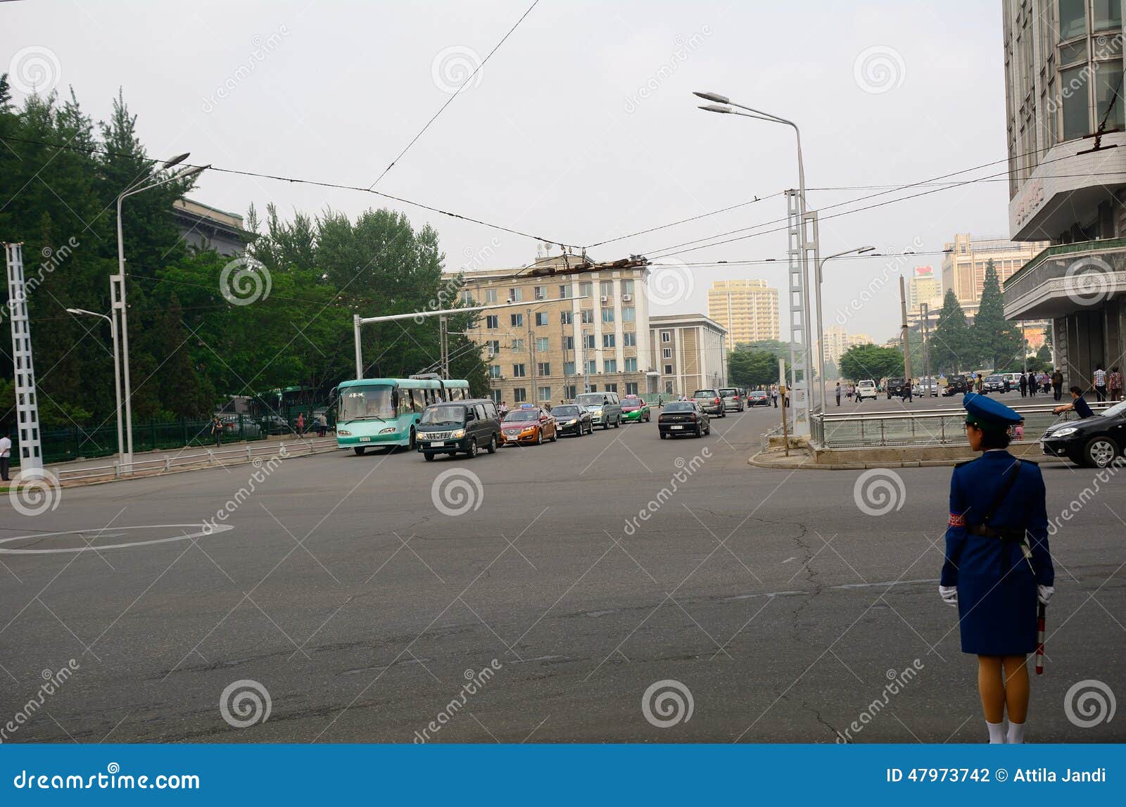 Police Lady, Pyongyang, North-Korea Editorial Photography - Image of ...