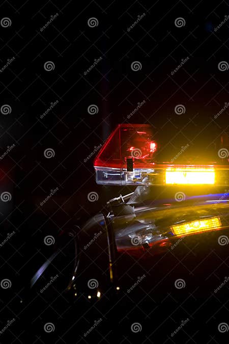 Police Lightbar stock photo. Image of nightime, security - 9953360