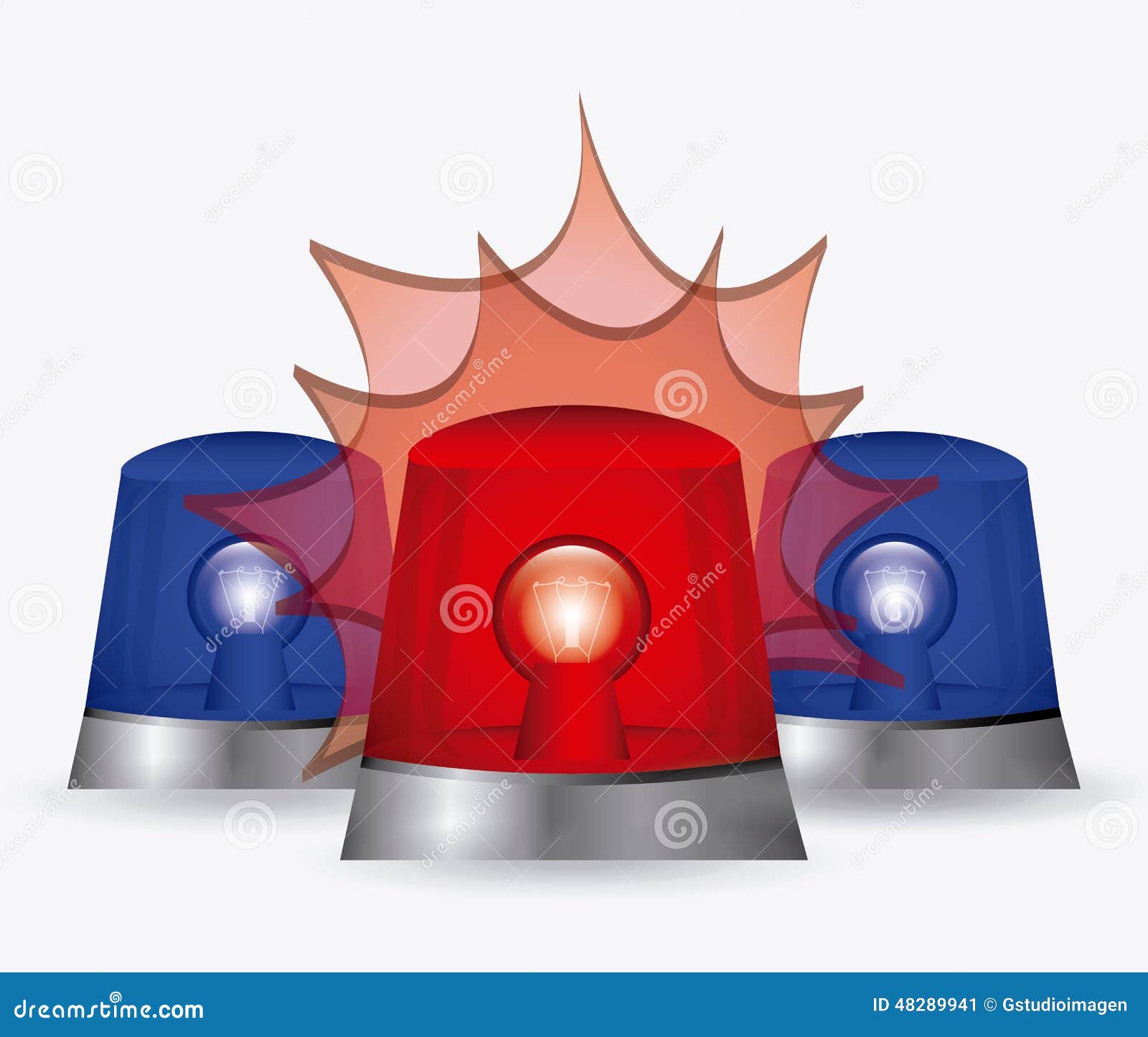 Clipart Police Lights