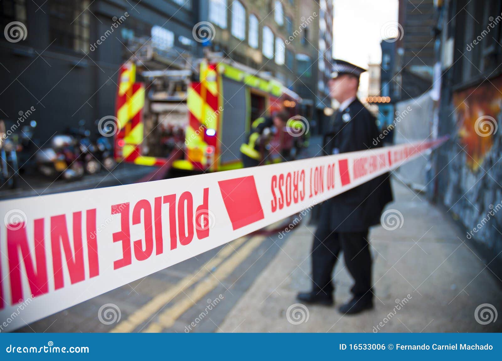 Police Line stock photo. Image of united, police, restricted - 16533006