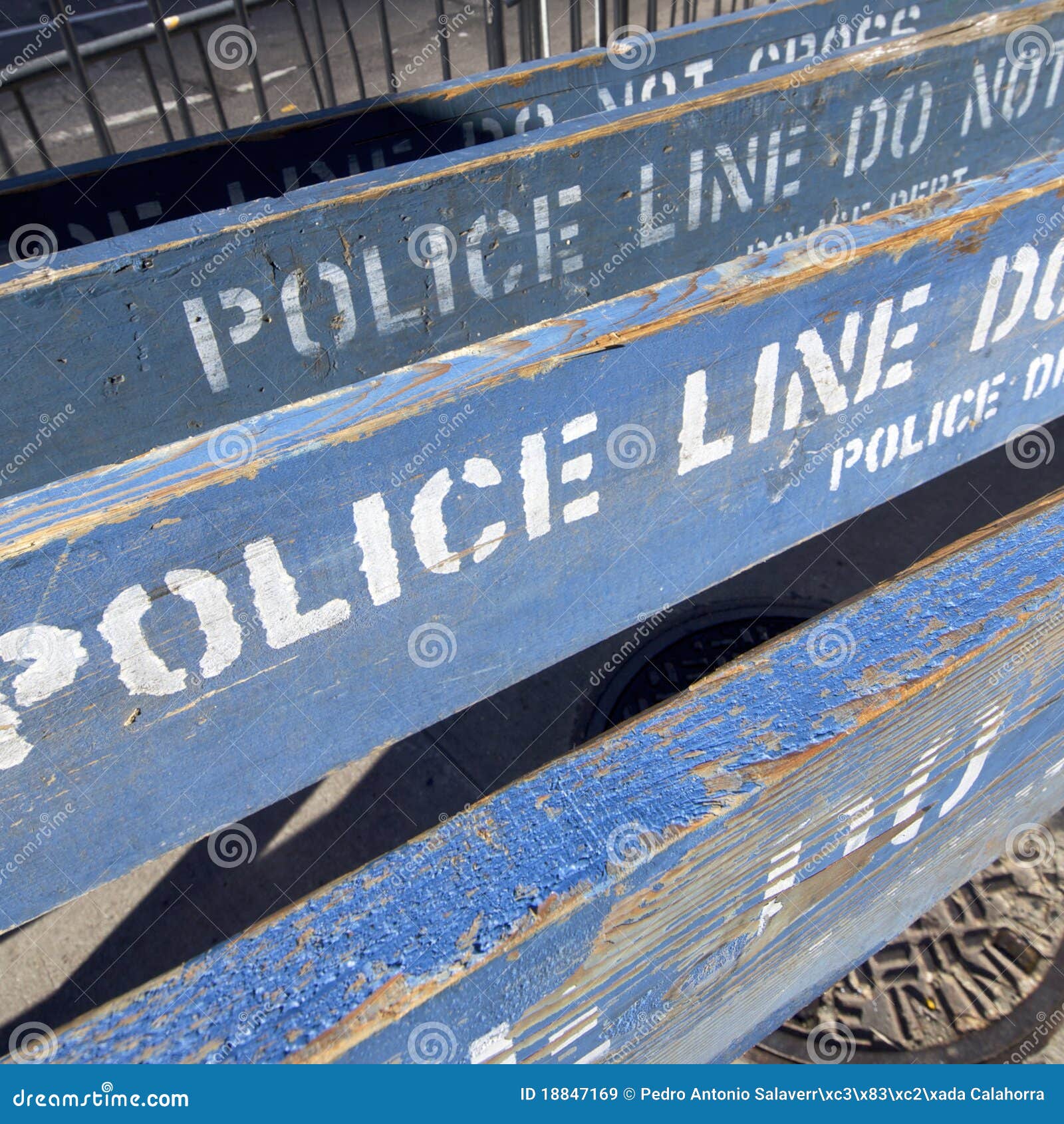 Police line stock image. Image of safety, road, order - 18847169