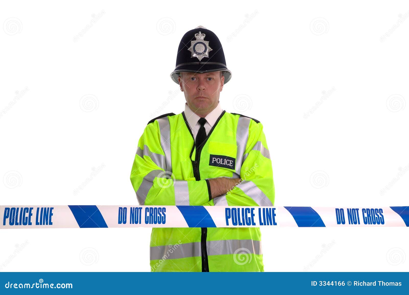 Police Line stock photo. Image of english, scene, authority - 3344166