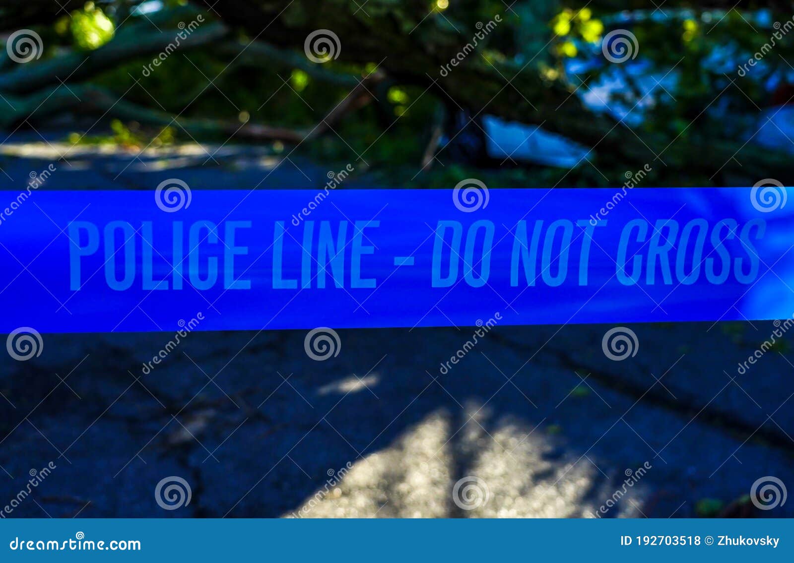 Police Line Do Not Cross Tape Editorial Stock Photo - Image of states ...