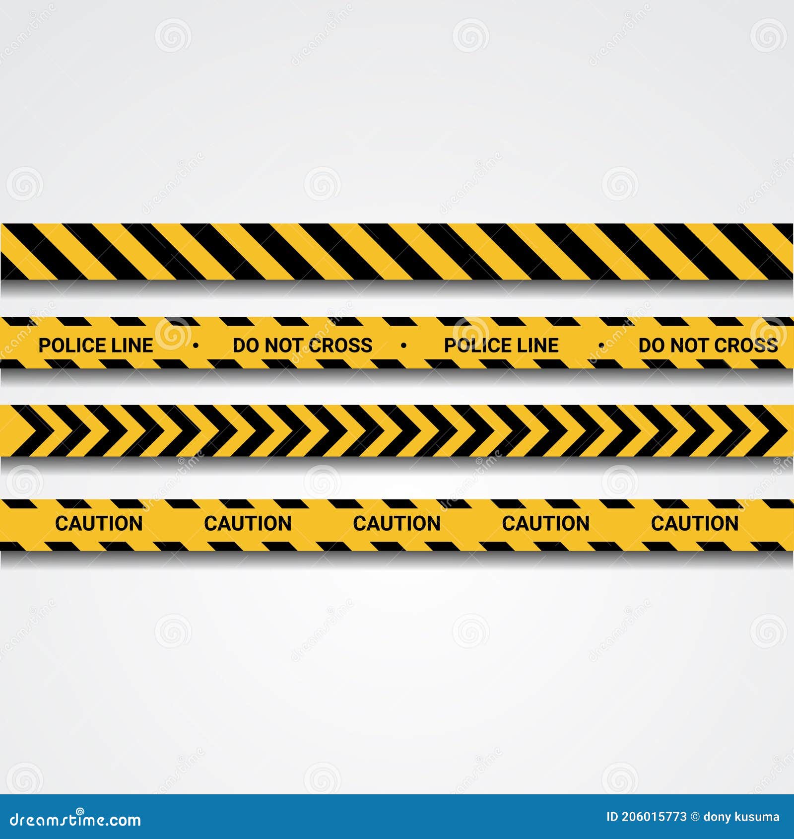 Police Line Vector Design for Banner Print and Greeting Background ...