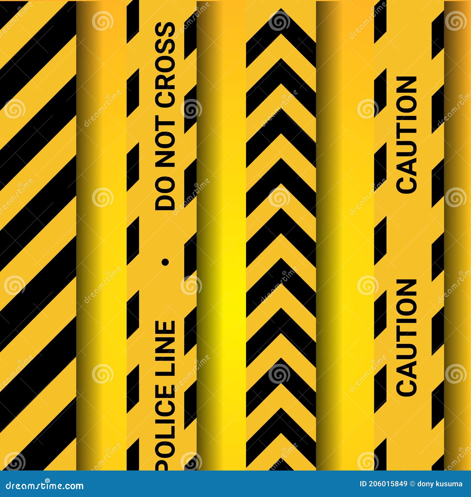 Police Line Vector Design for Banner Print and Greeting Background ...