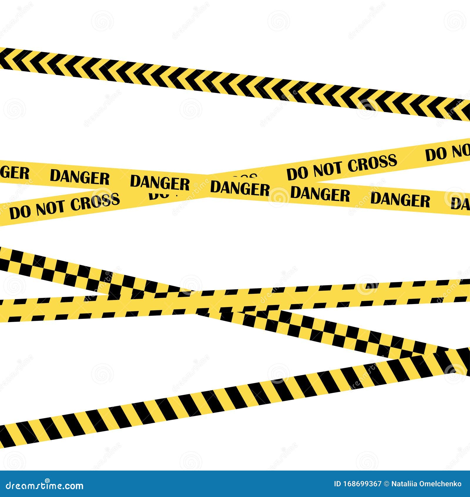 Police Line Vector Isolated on White Stock Illustration - Illustration ...