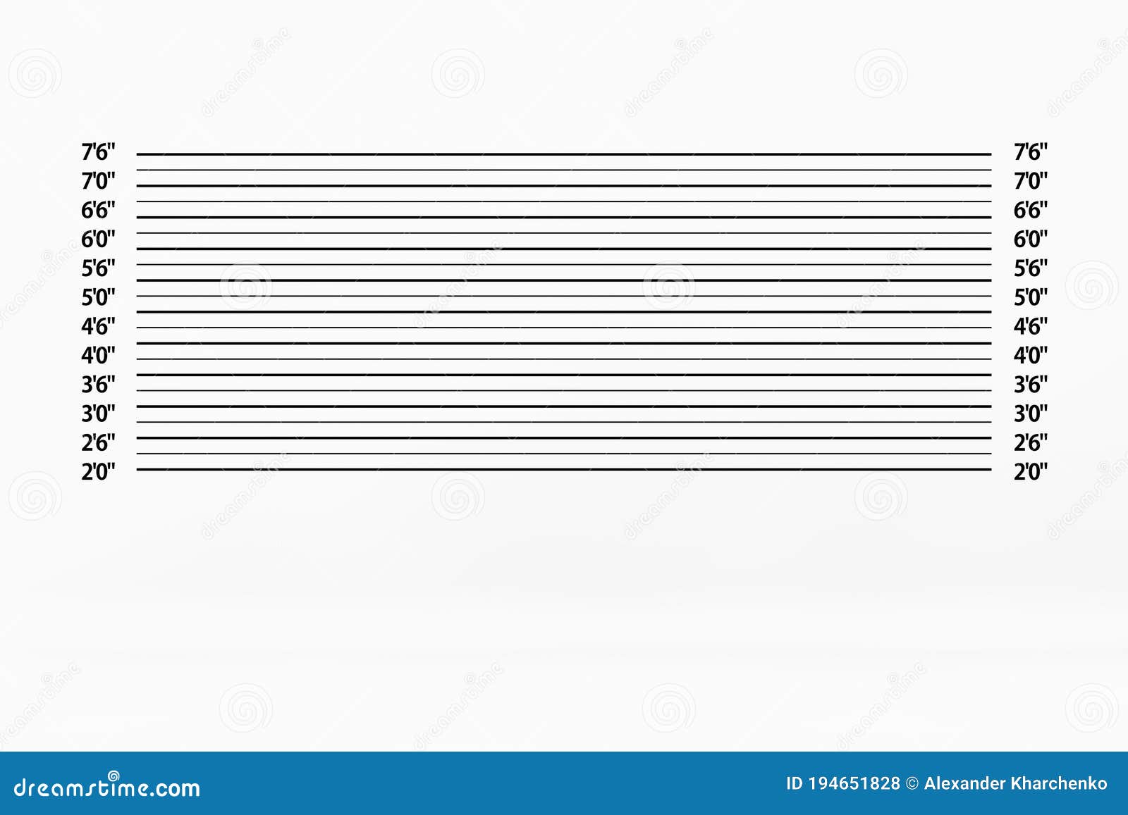 Police Lineup Background. 3d Rendering Stock Illustration ...